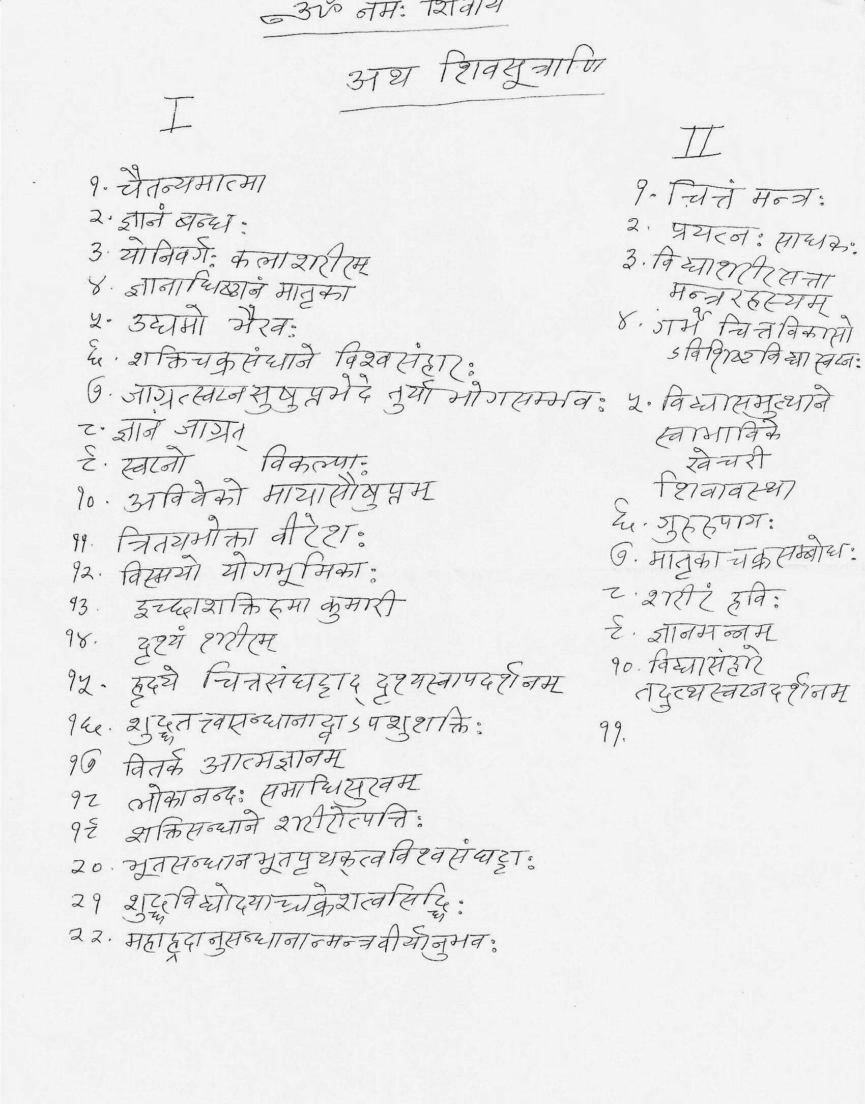 Śiva Sūtras – MyWhatever.com